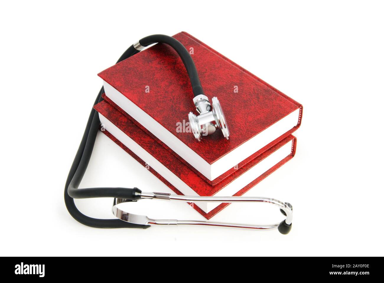 Concept of medical education with book and stethoscope Stock Photo - Alamy