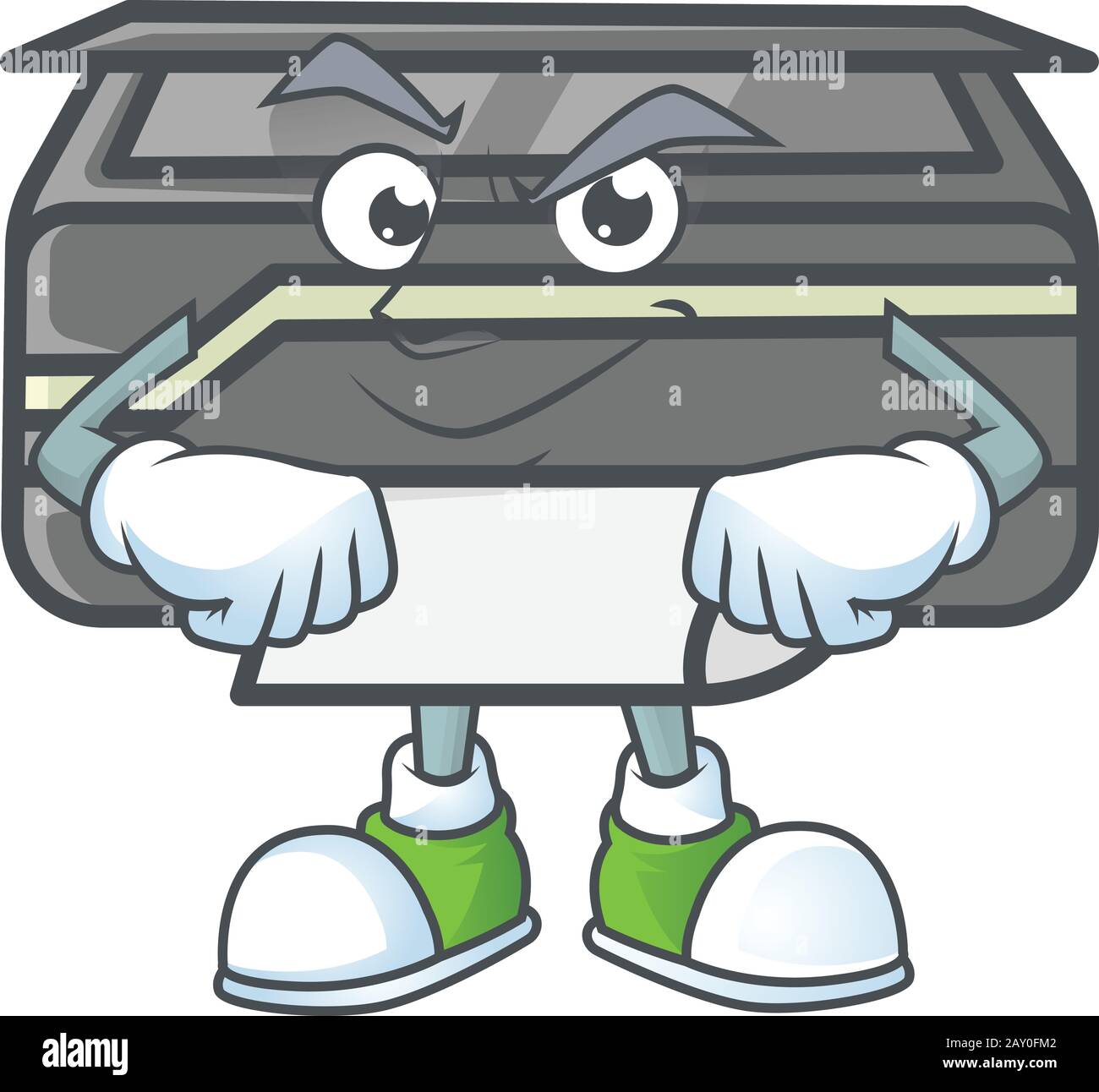 Printer mascot icon design style with Smirking face Stock Vector Image ...