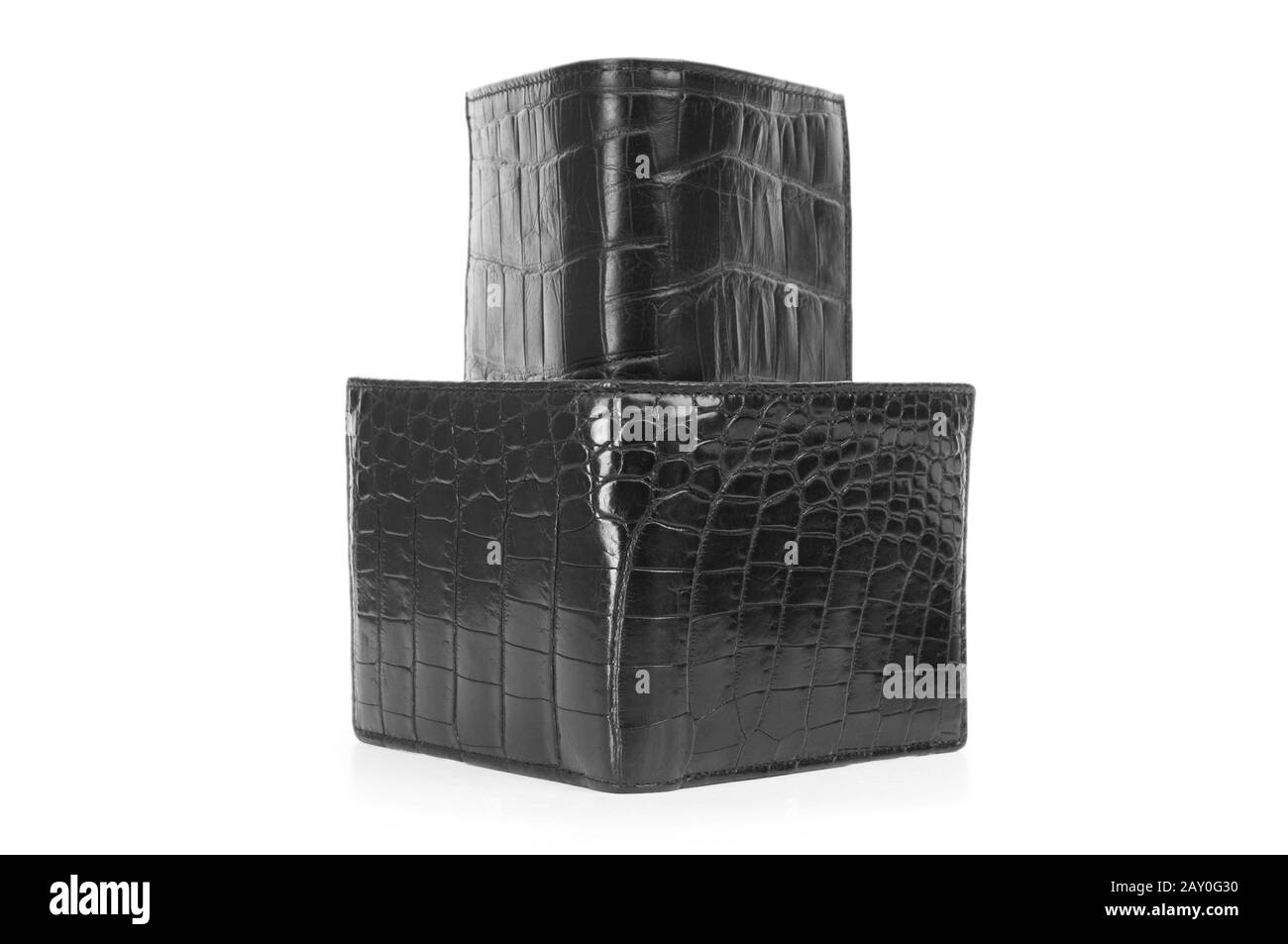 Wallet isolated on the white background Stock Photo - Alamy