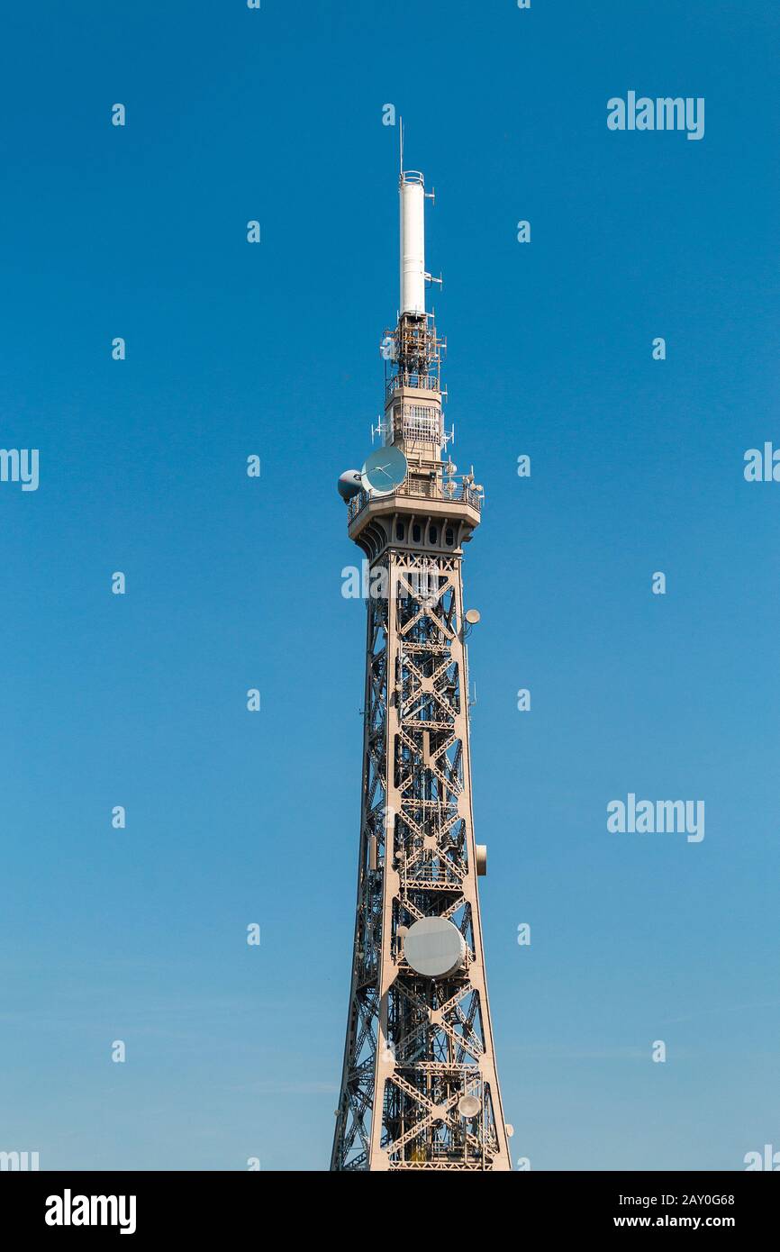 23 July 2019, Lyon, France: television and telecommunications tower in ...