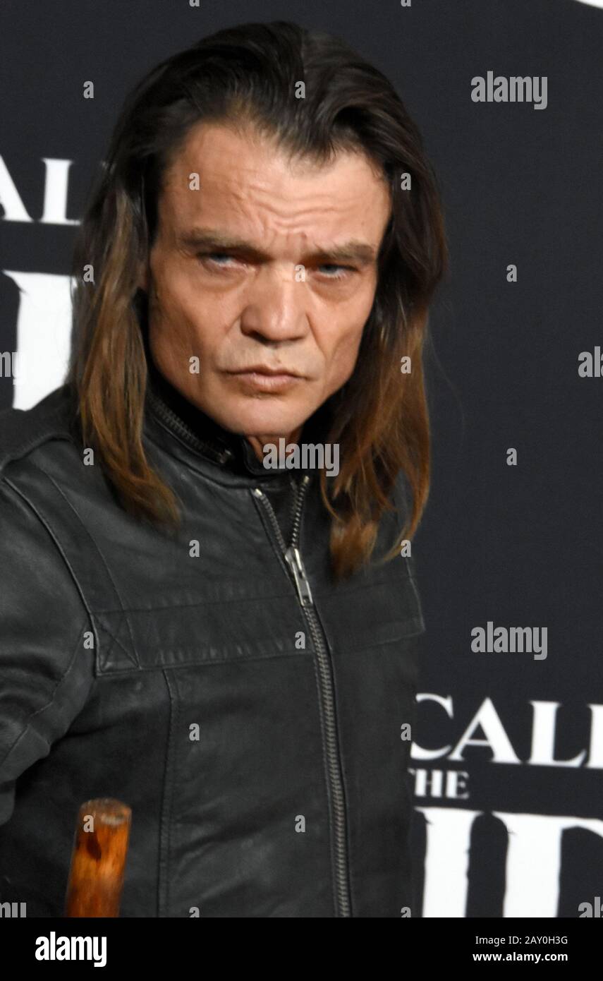 Hollywood, California, USA 13th February 2020 Actor Micah Fitzgerald ...