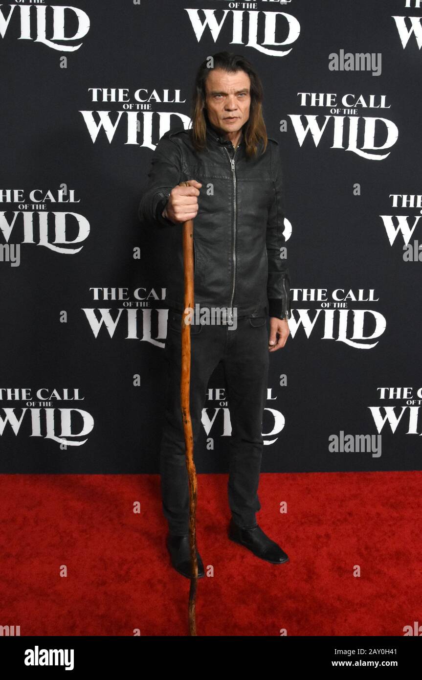 Hollywood, California, USA 13th February 2020 Actor Micah Fitzgerald ...