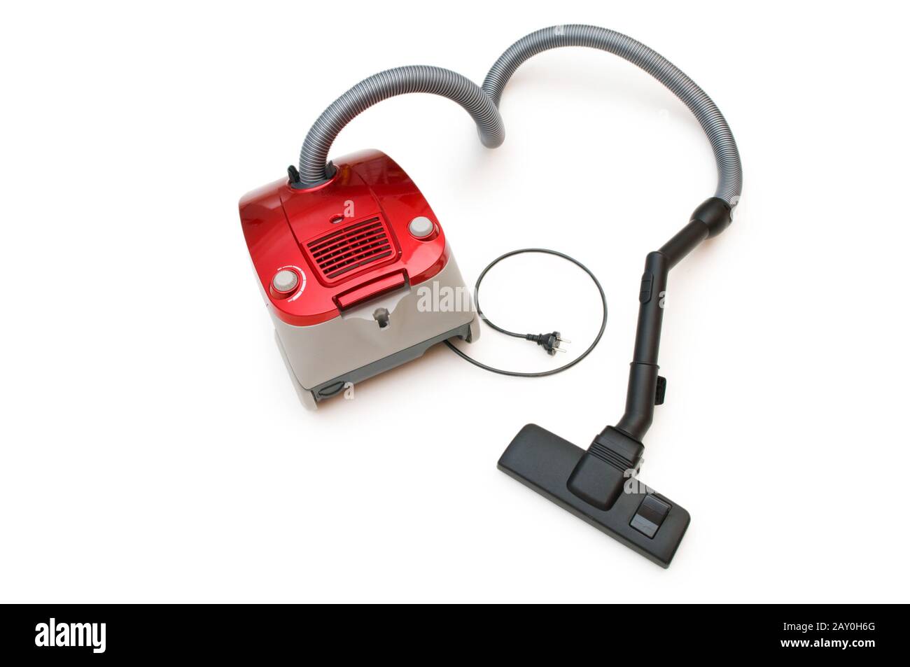 Vacuum cleaner isolated on the white background Stock Photo - Alamy