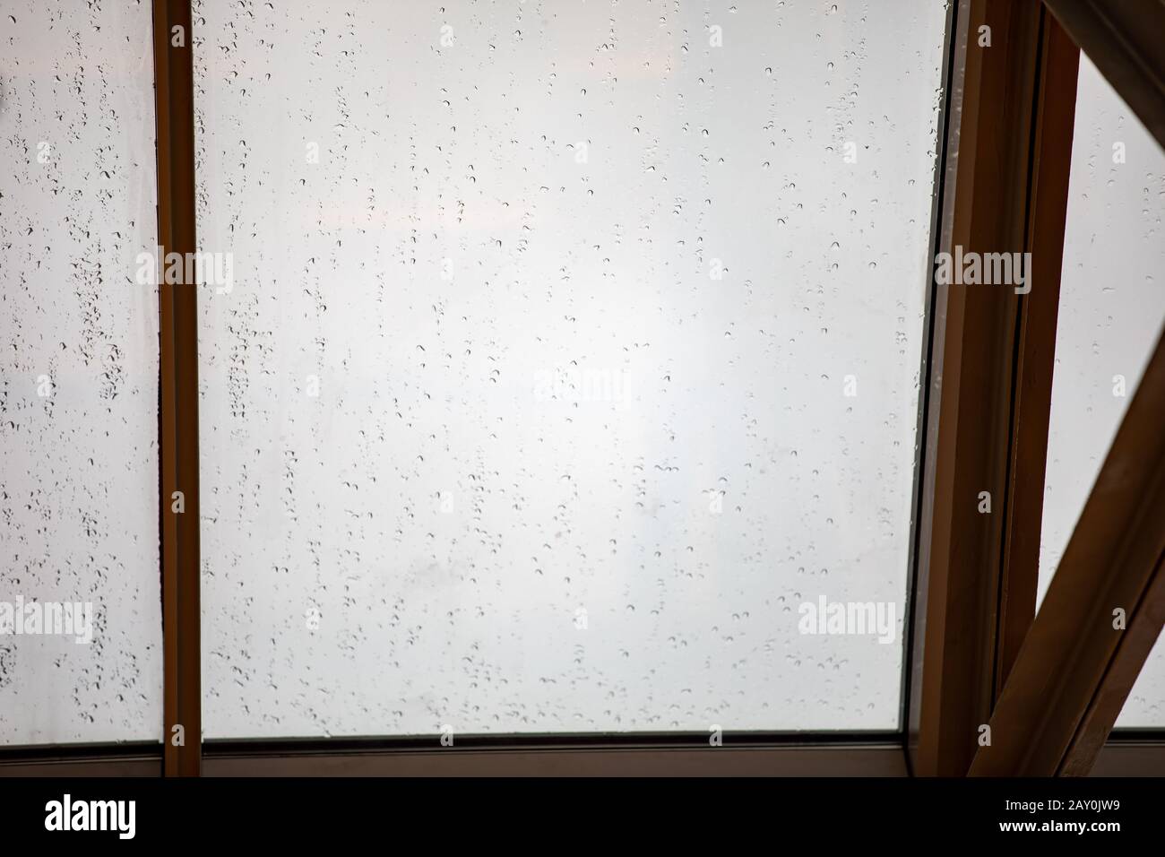 Water drops on window. rain outside the window Stock Photo - Alamy