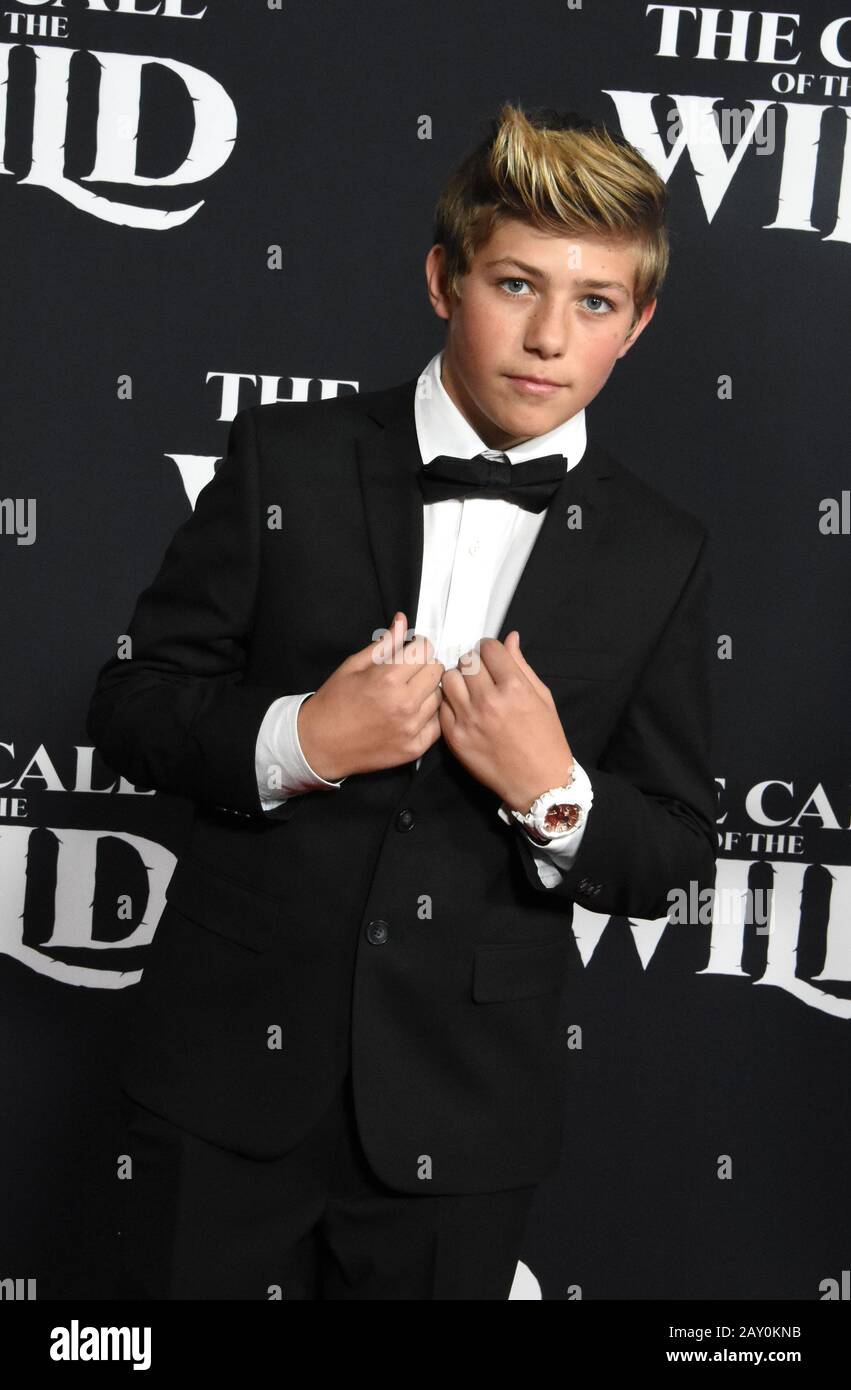 Hollywood, California, USA 13th February 2020 Actor Walker J. Bryant ...