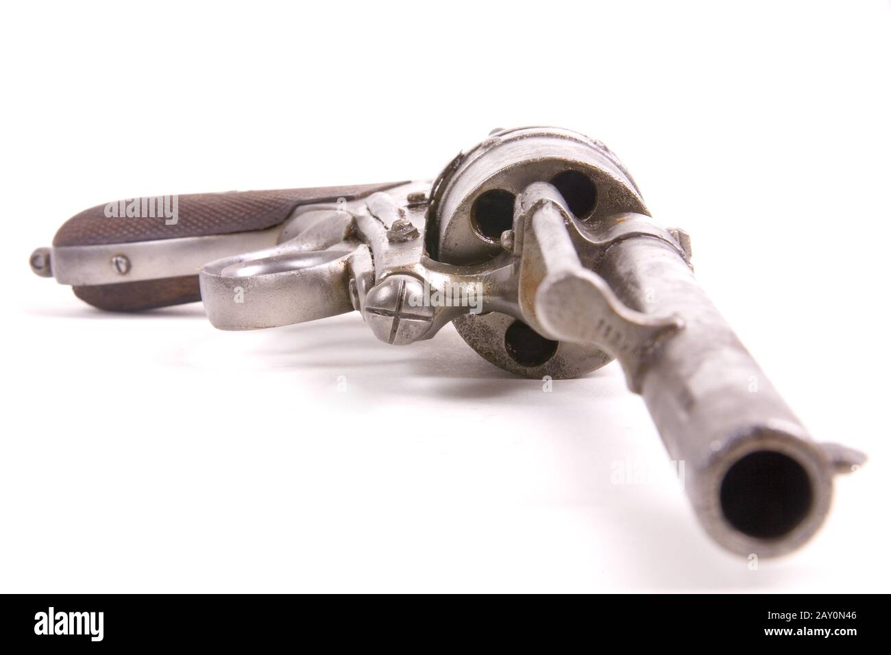 Gasser Revolver 1885 * Gasser gun 1885 Stock Photo - Alamy