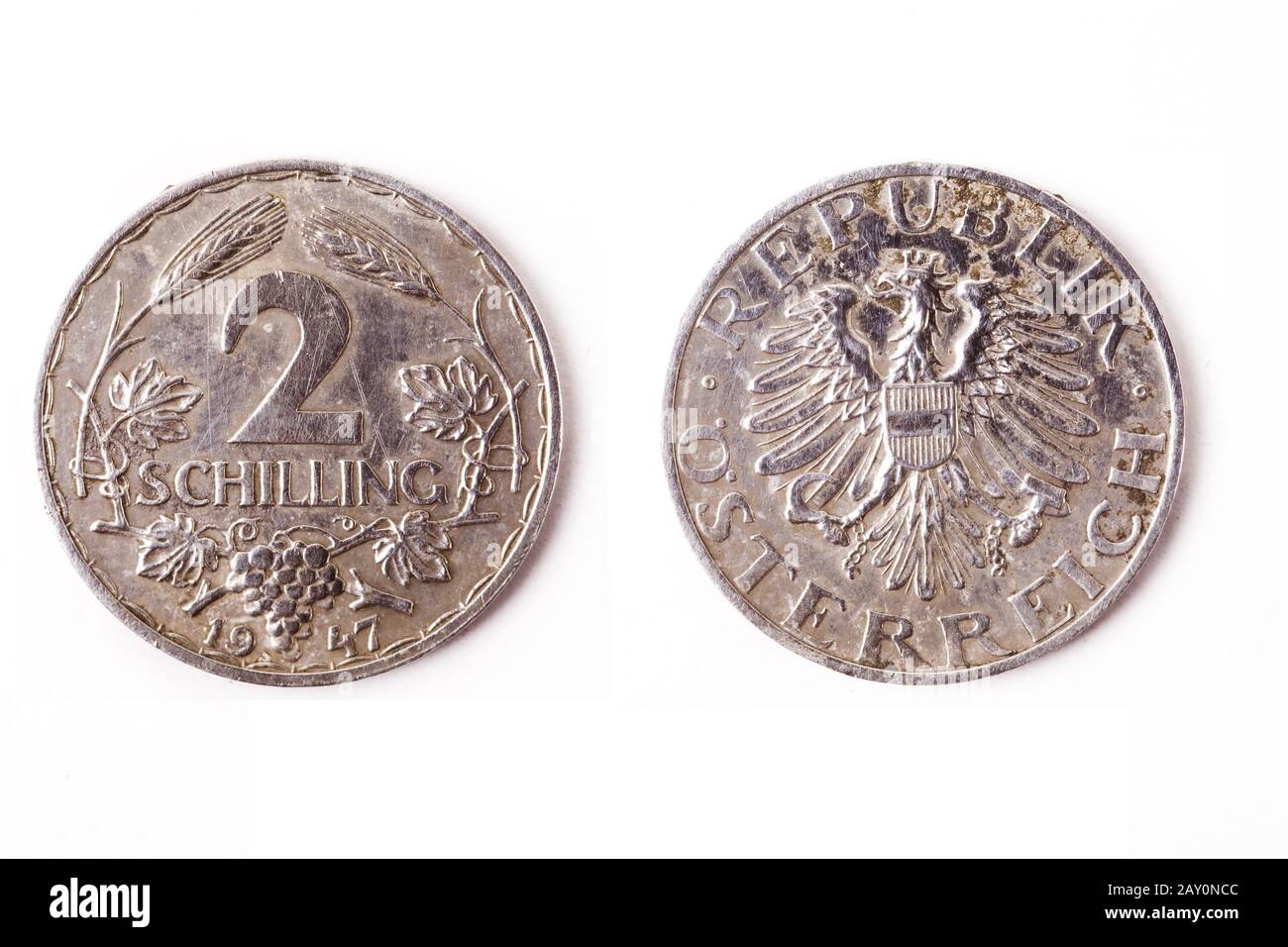 Austrian schilling coin hi-res stock photography and images - Alamy