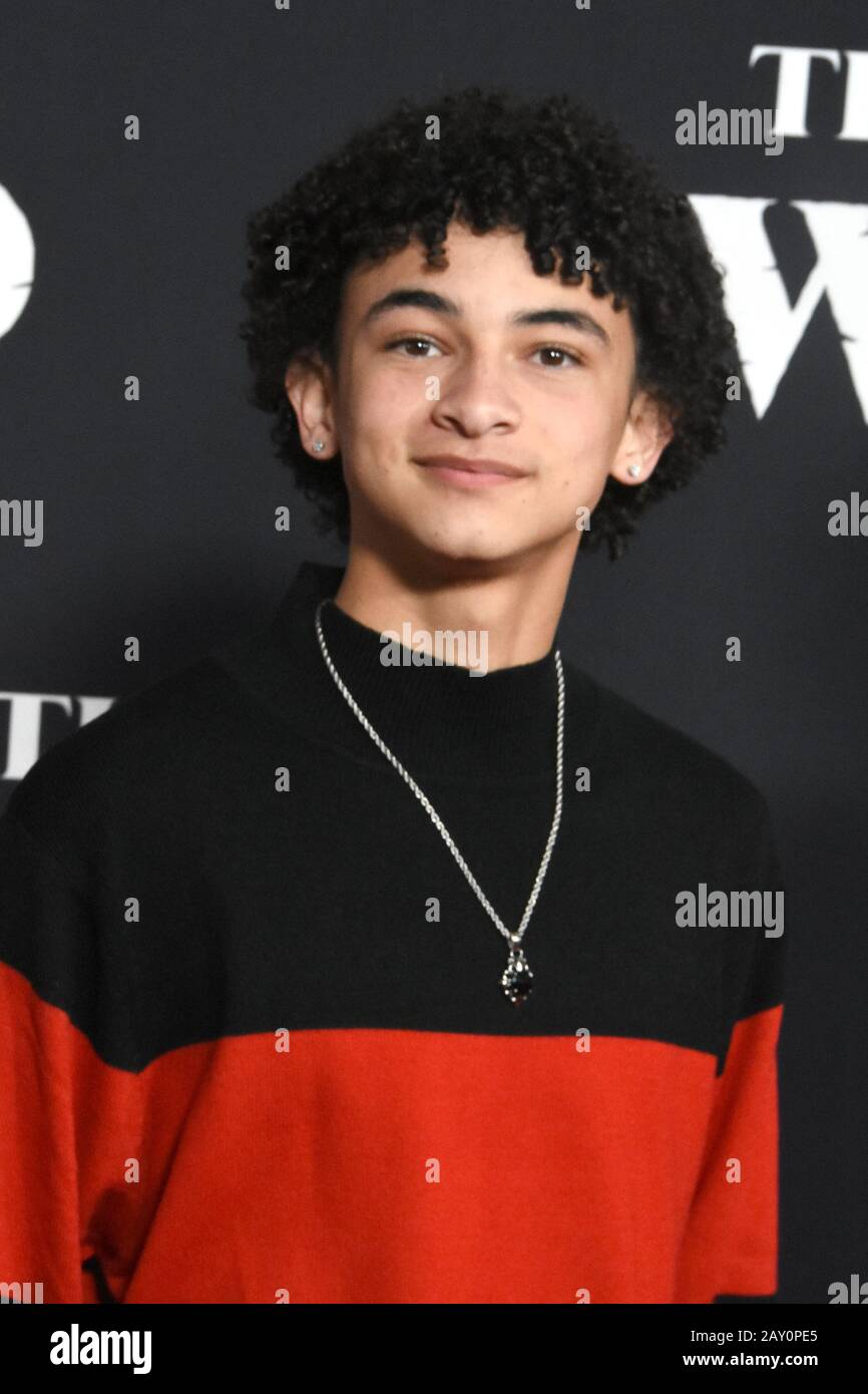 Hollywood, California, USA 13th February 2020 Actor Faly Rakotohavana ...