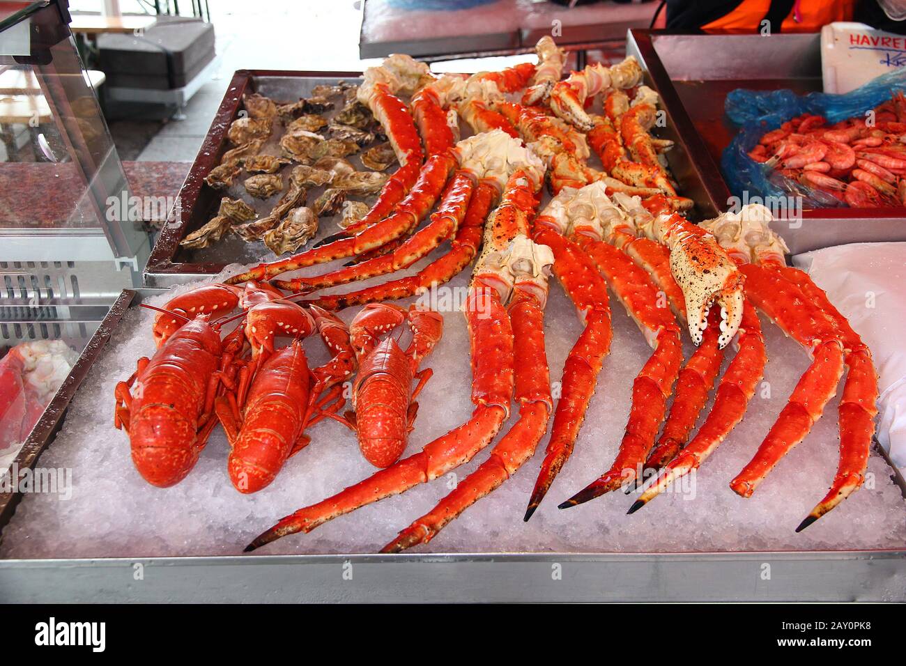 The local fish market, Bergen, Norway Stock Photo - Alamy