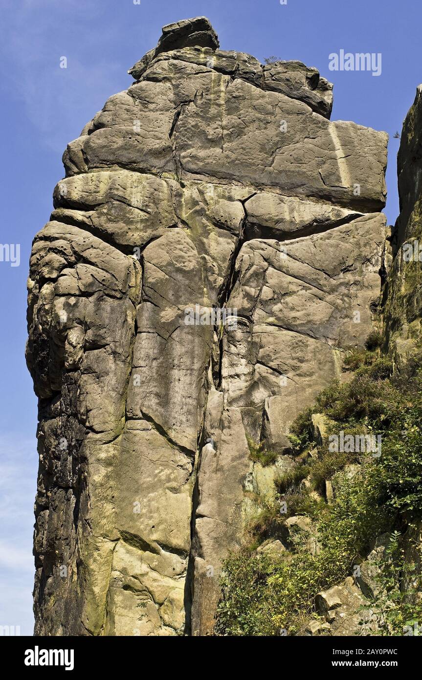 Rock of the externsteine hi-res stock photography and images - Alamy