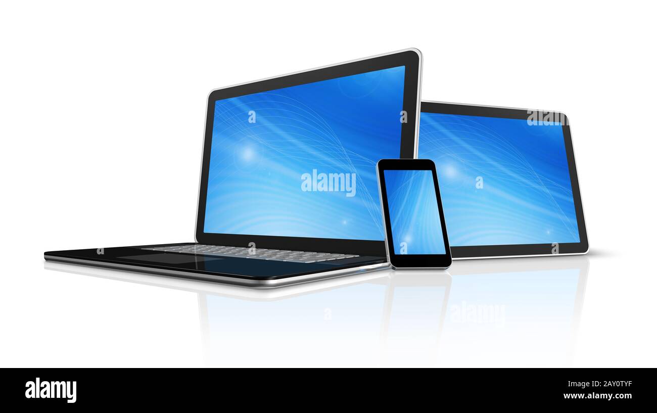 Render tablet smartphone hi-res stock photography and images - Alamy