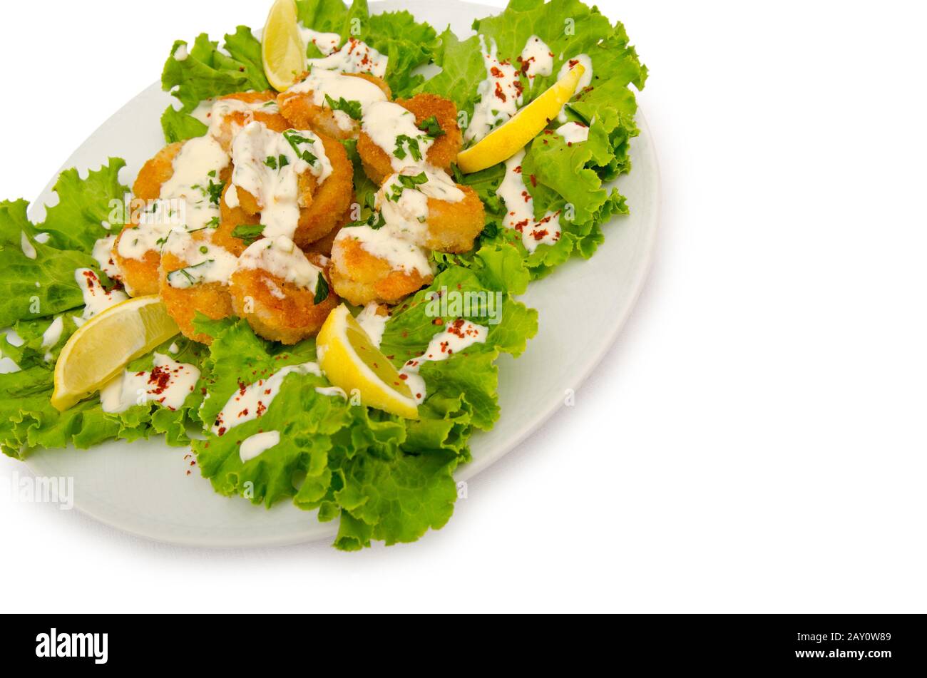 Chicken piecies on the plate Stock Photo - Alamy