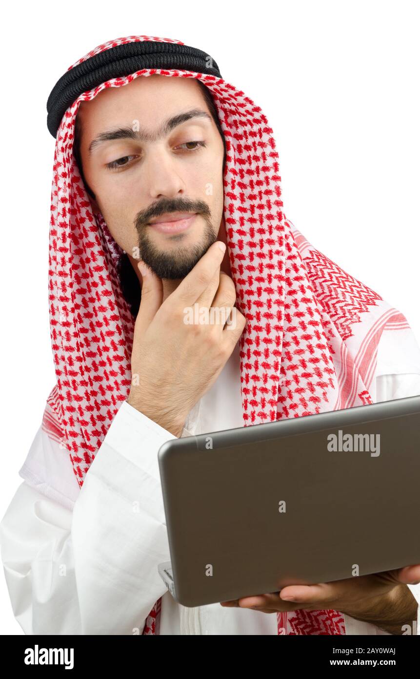 Diversity concept with young arab Stock Photo - Alamy