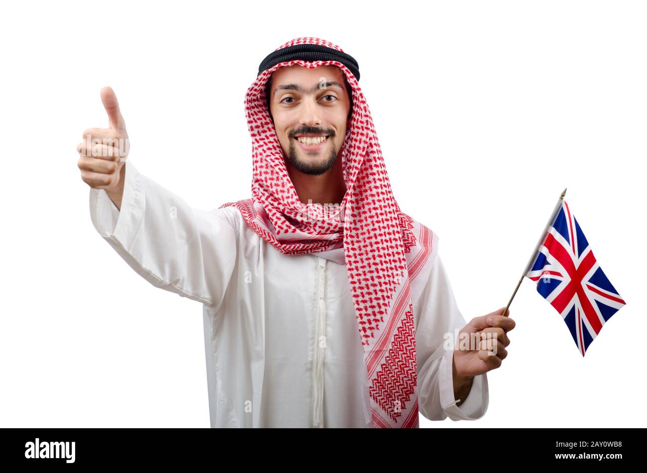 Diversity concept with young arab Stock Photo - Alamy
