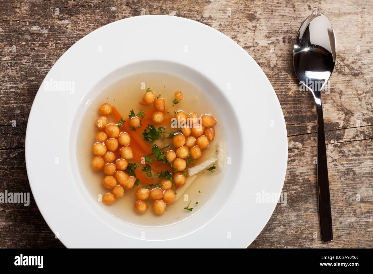Bavarian pea soup Stock Photo - Alamy