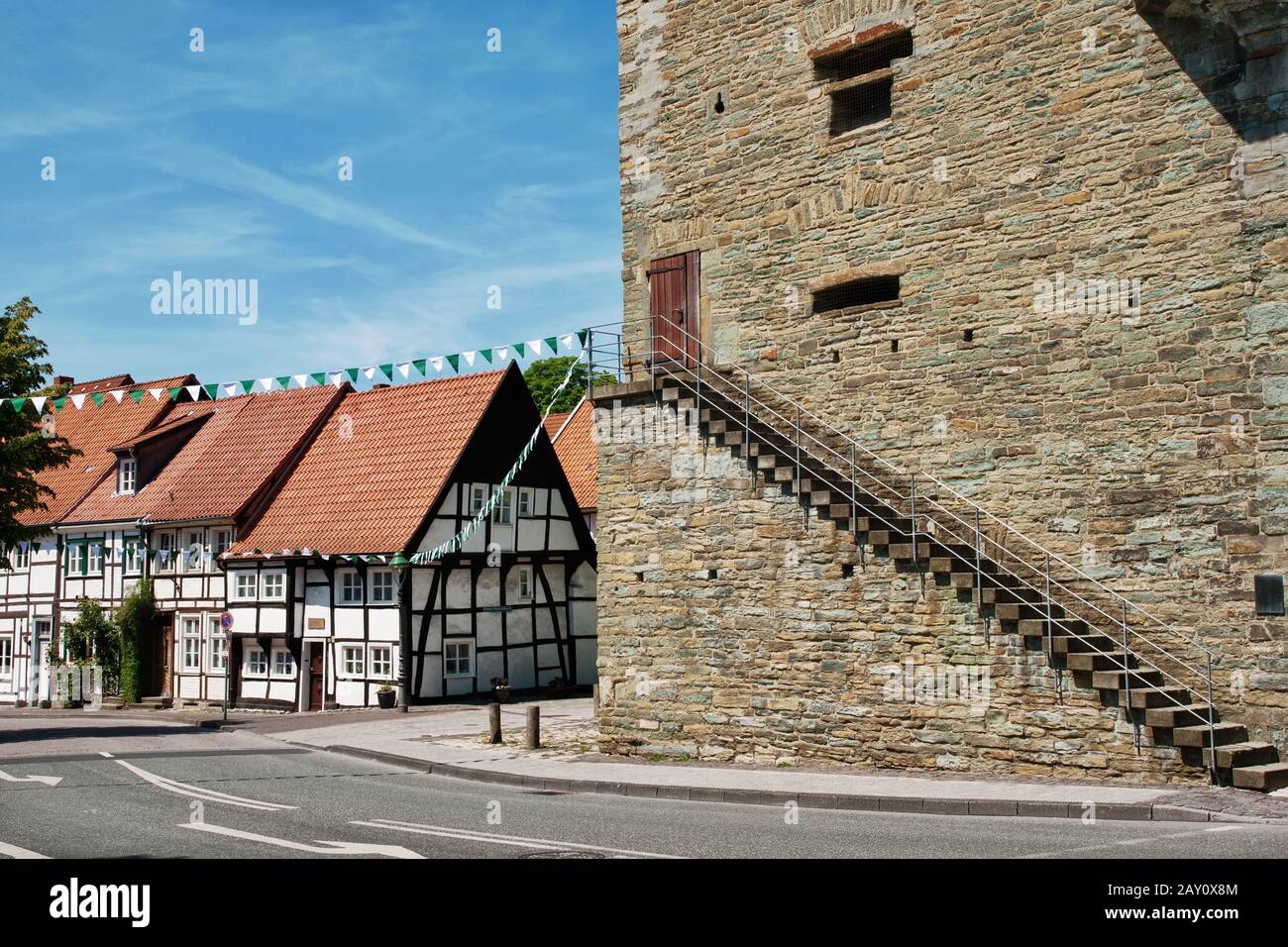 historical half-timbered-houses in Soest, Germany Stock Photo - Alamy