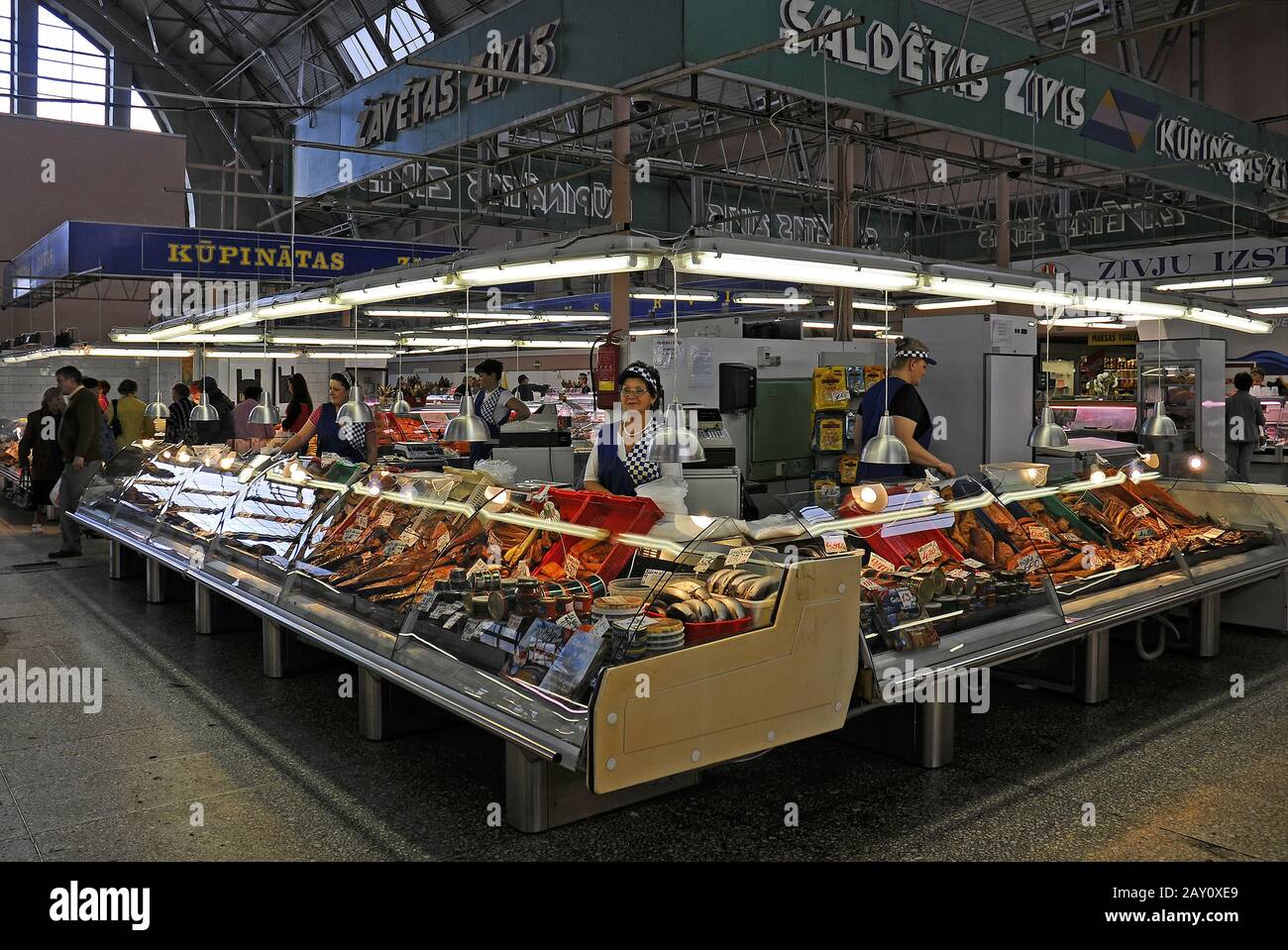 Riga market hall hi-res stock photography and images - Alamy