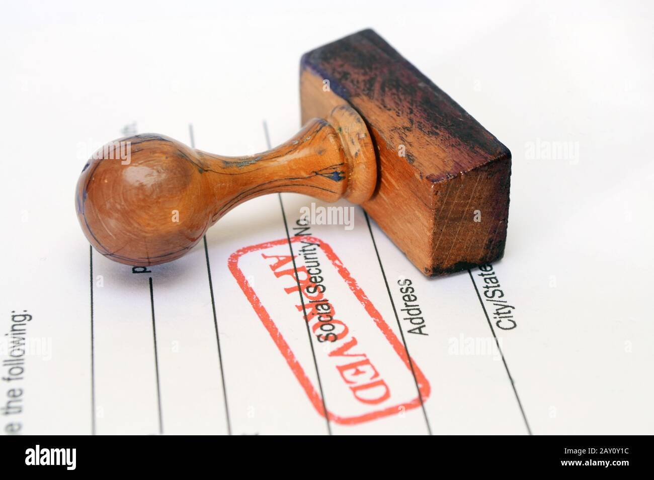 Approved check mark stamp hi-res stock photography and images - Alamy