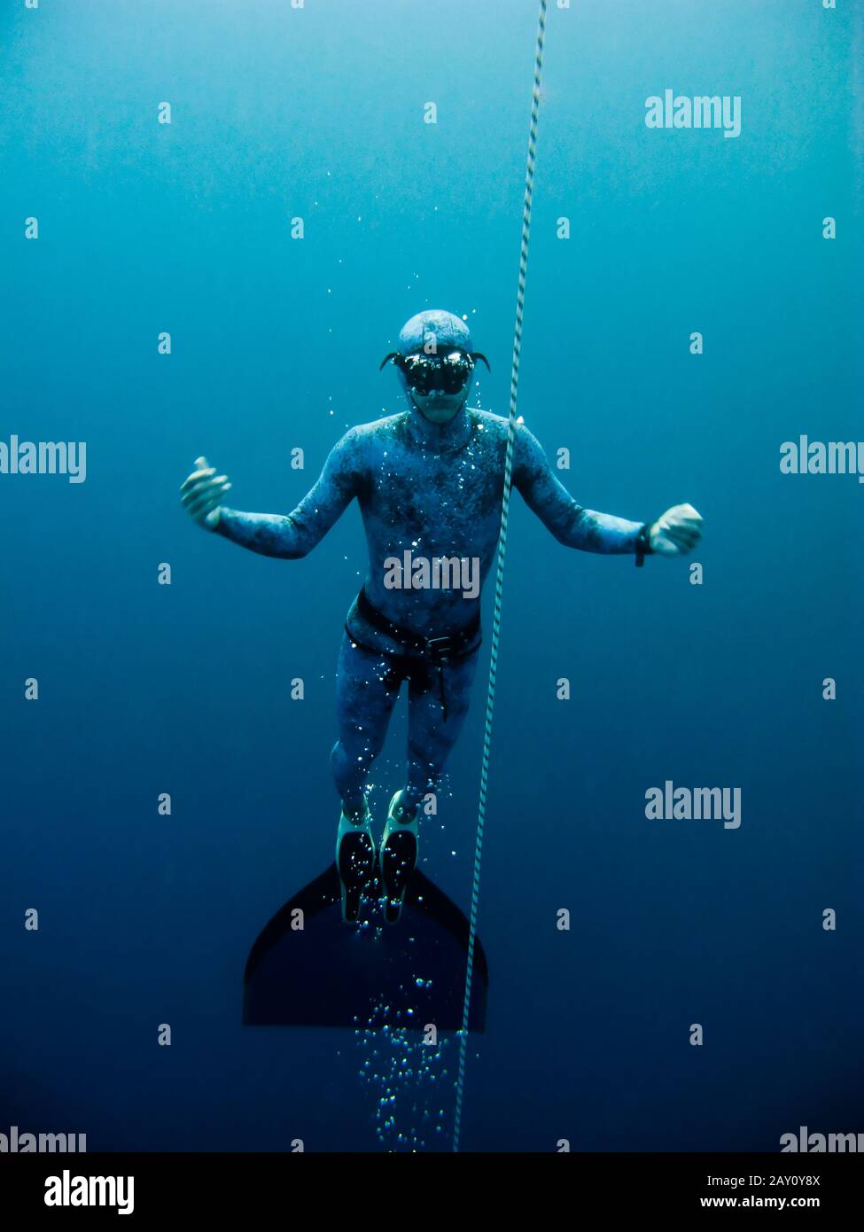 Slow motion from the depth Stock Photo - Alamy