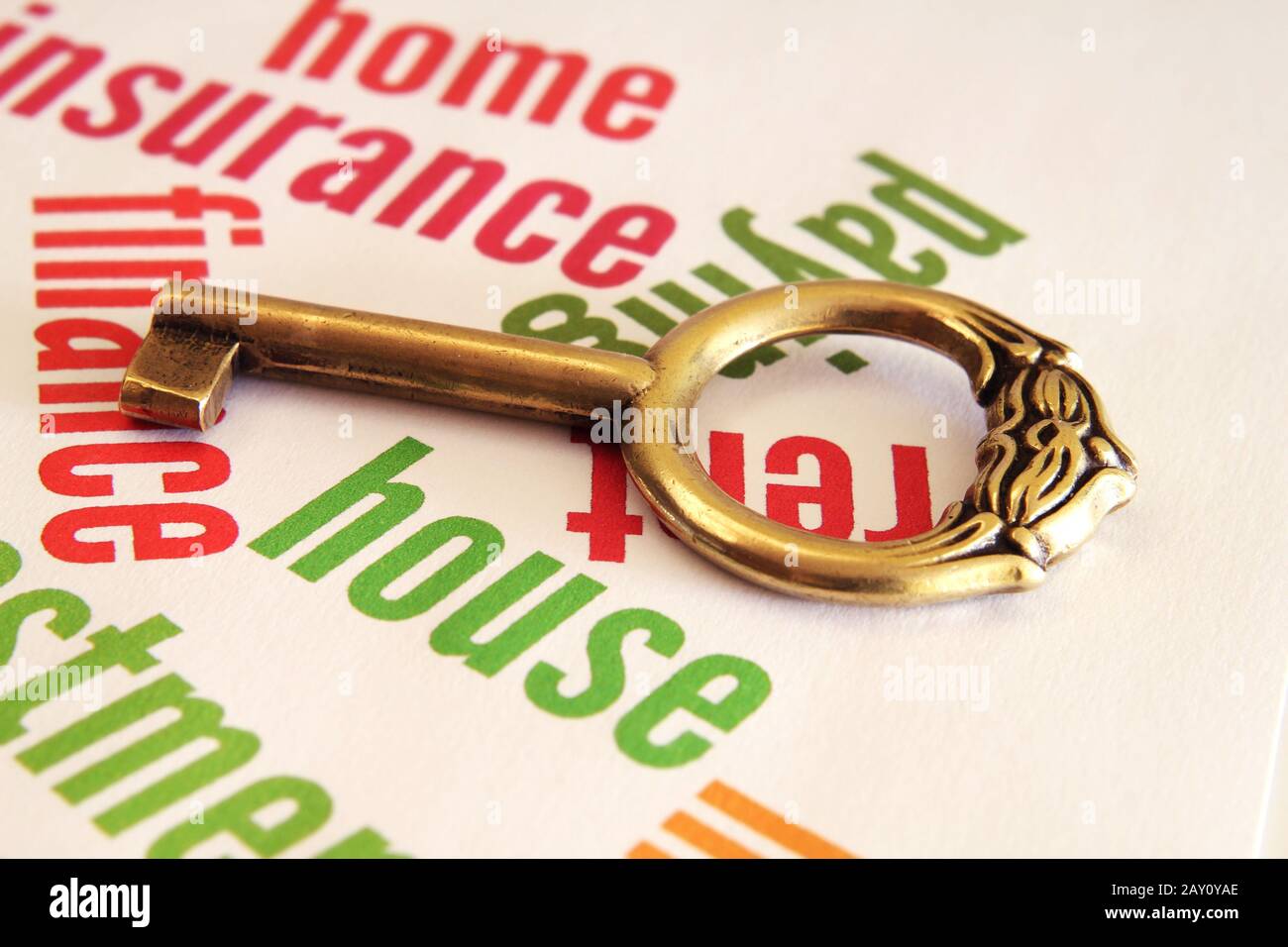 Home and key concept Stock Photo - Alamy