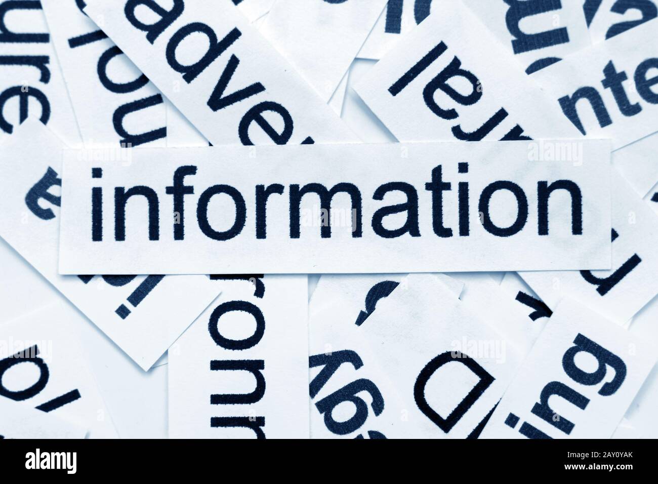 Information word cloud Stock Photo - Alamy