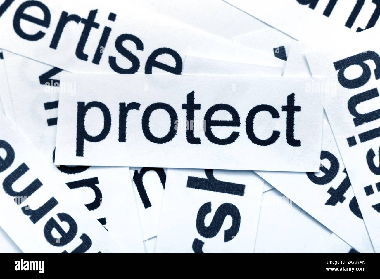 Protect word cloud Stock Photo - Alamy