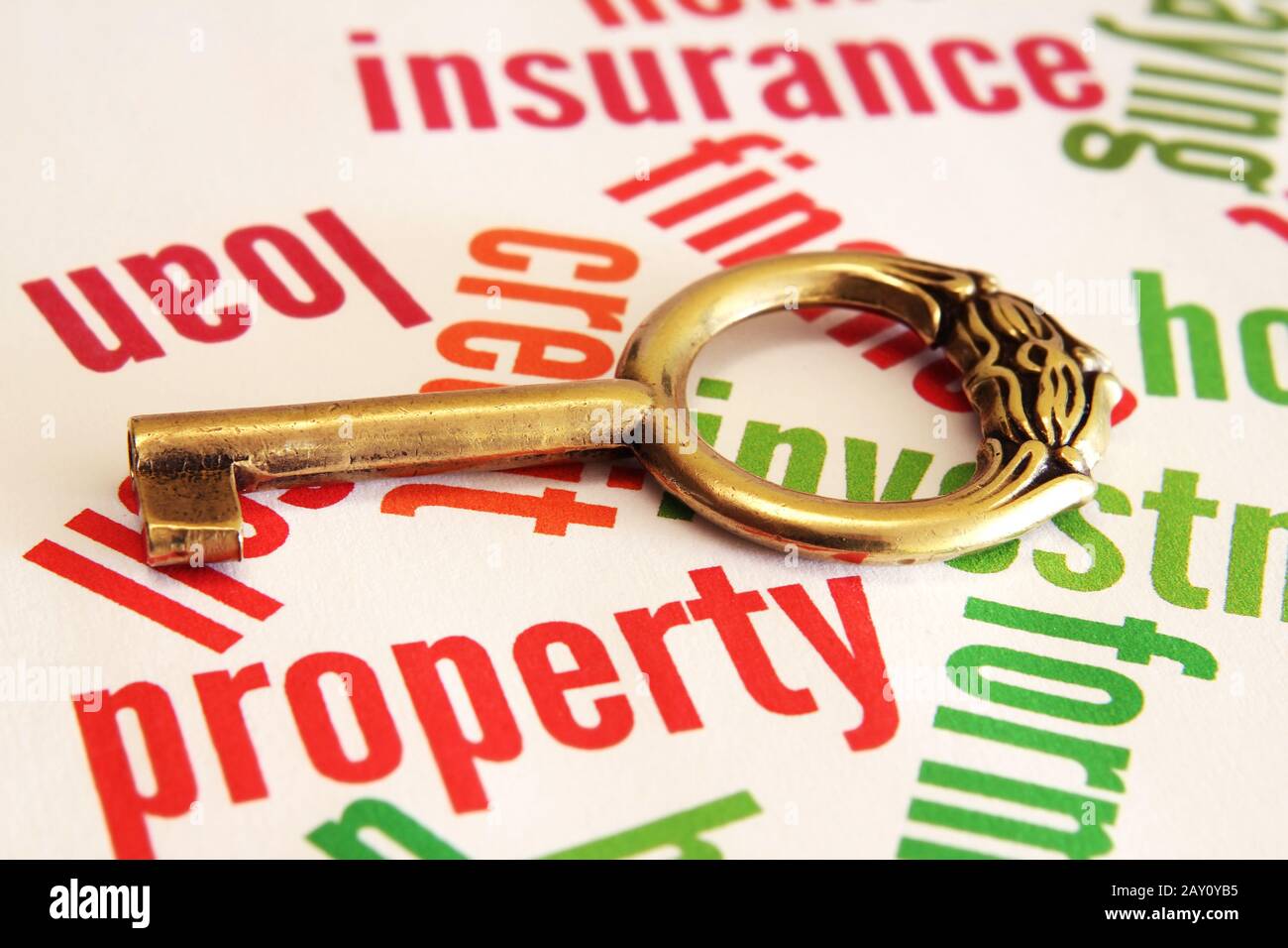 Property and key concept Stock Photo - Alamy