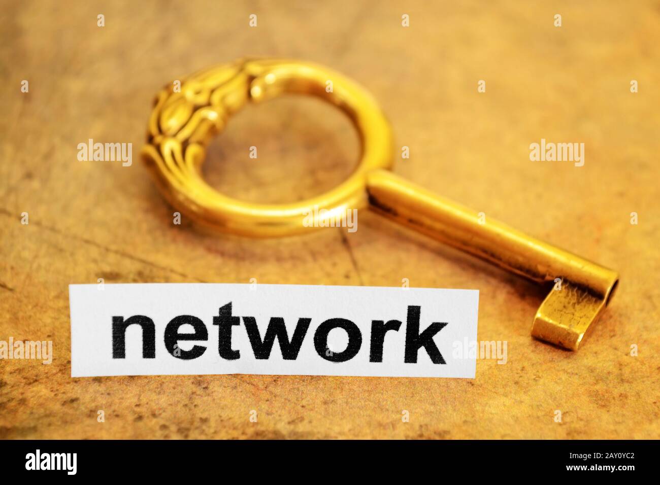 Network and key concept Stock Photo - Alamy