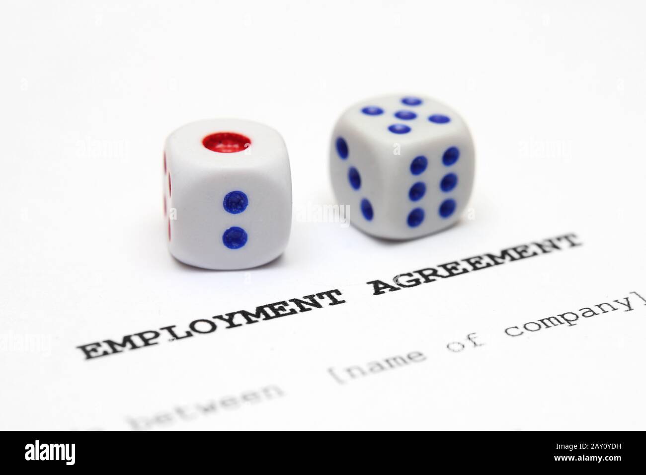 Employment is Cut Out Stock Images & Pictures - Alamy