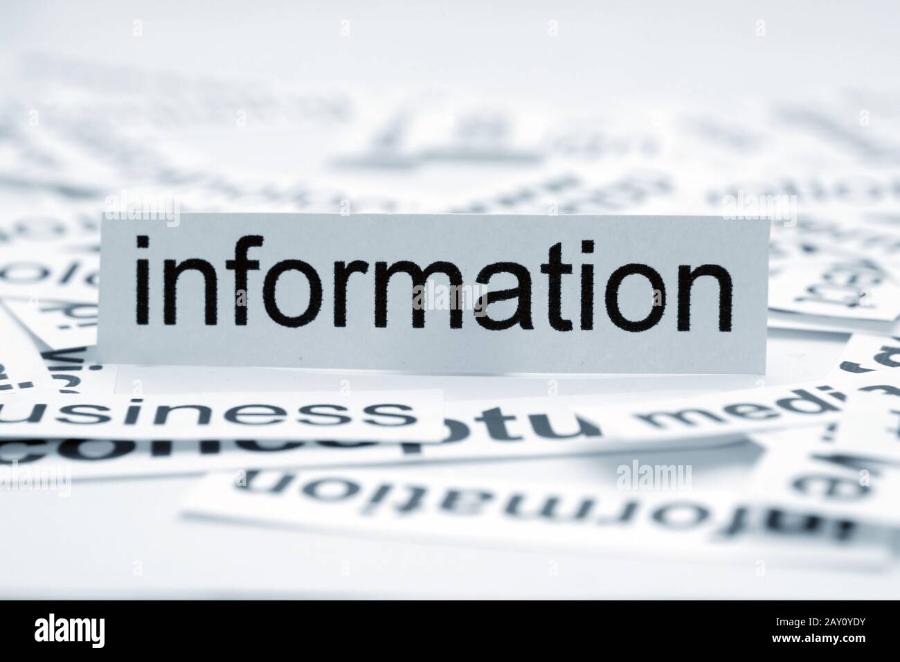 Information word cloud Stock Photo - Alamy