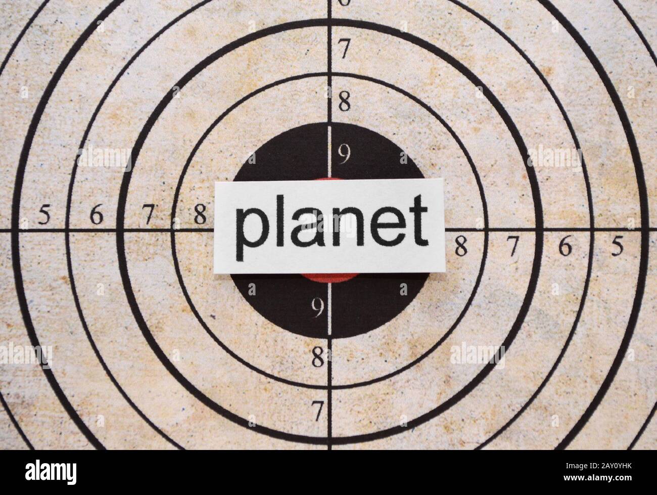 Planet earth with circles hi-res stock photography and images - Alamy