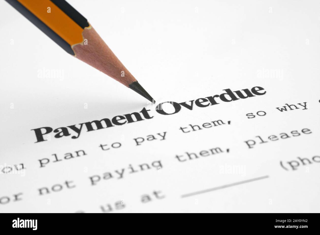 Overdue payment hi-res stock photography and images - Alamy