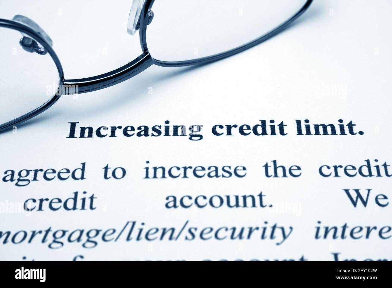 Increasing credit limit Stock Photo - Alamy
