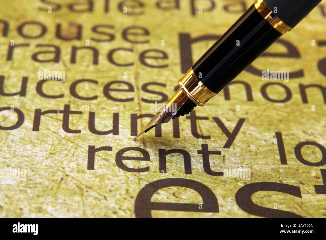Rent word cloud Stock Photo - Alamy