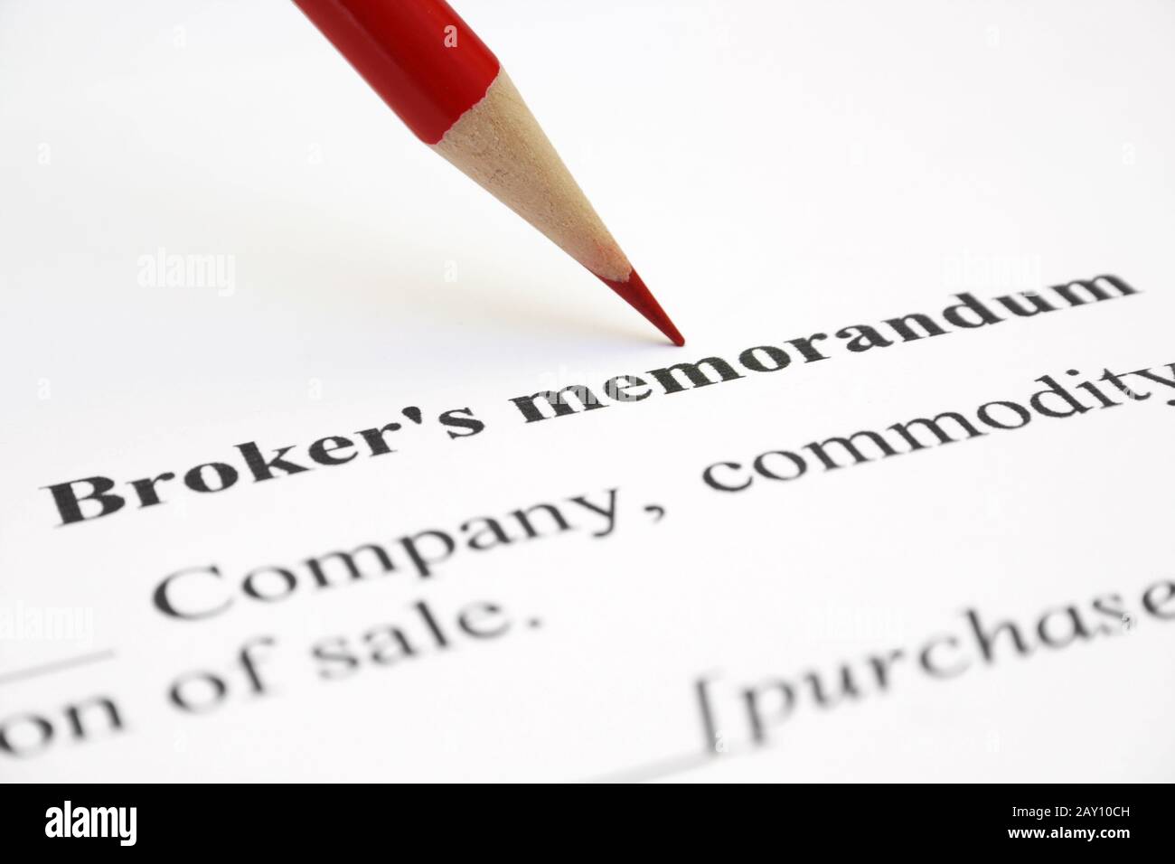 memorandum-of-sale-hi-res-stock-photography-and-images-alamy