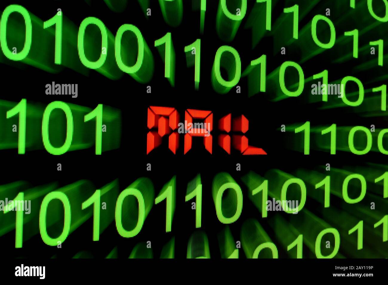 Mail - monitor screen Stock Photo - Alamy