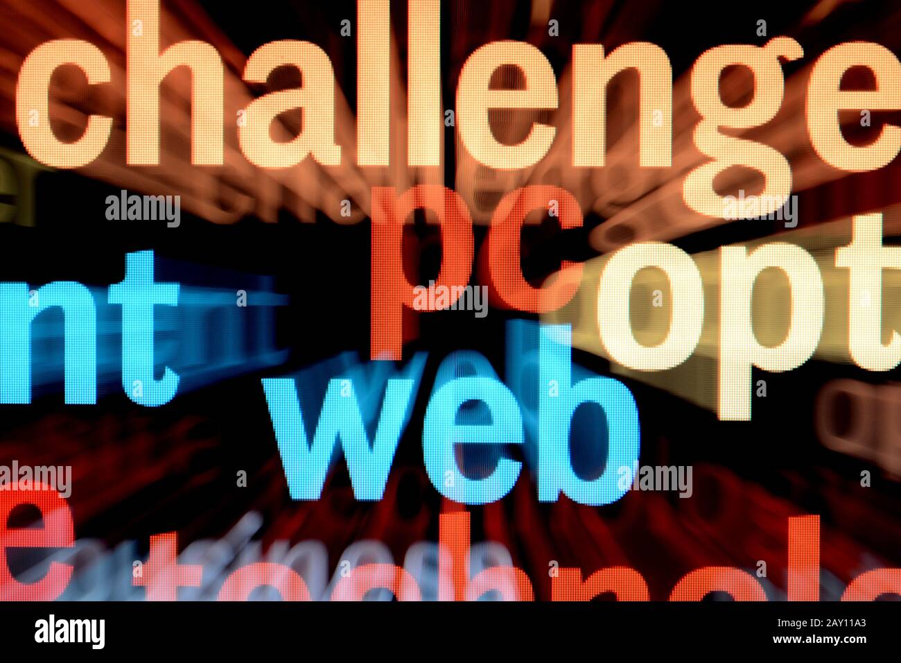 Web - monitor screen Stock Photo - Alamy