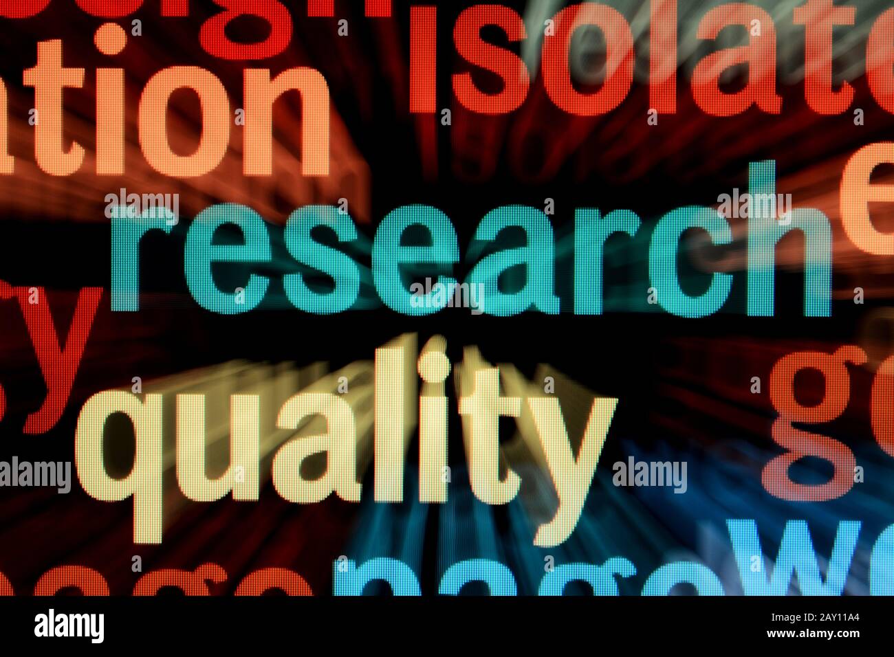 Research - monitor screen Stock Photo - Alamy