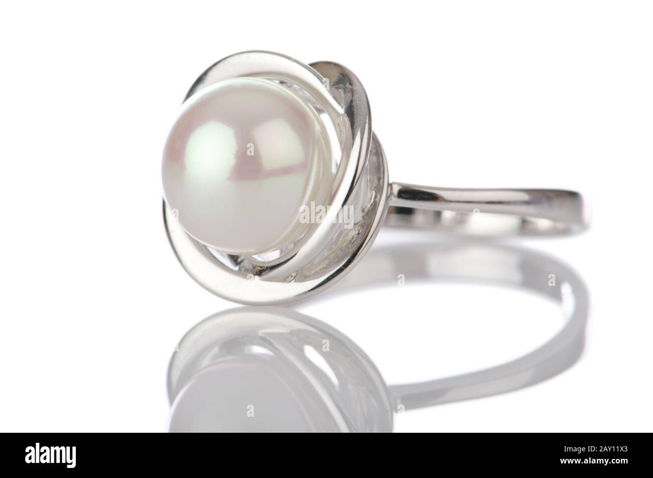 Ring isolated on white background Stock Photo - Alamy