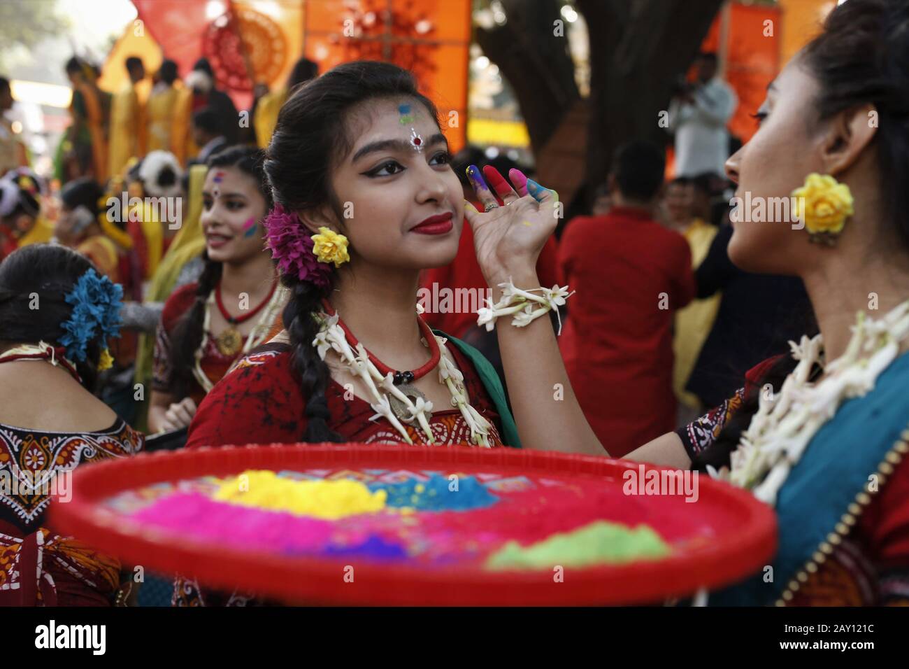 Pohela falgun hi-res stock photography and images - Alamy