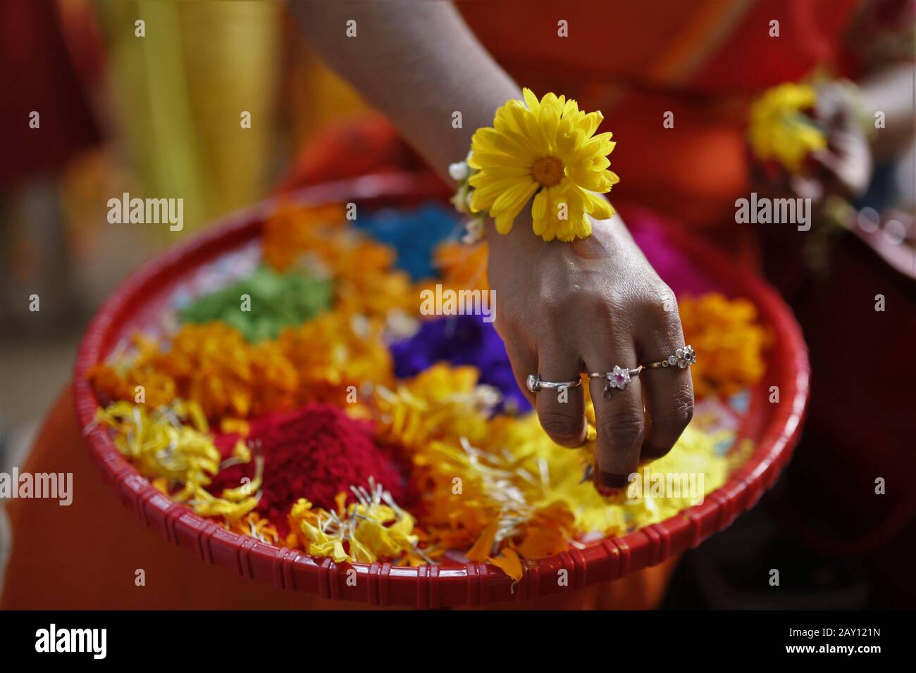 Pohela falgun hi-res stock photography and images - Alamy