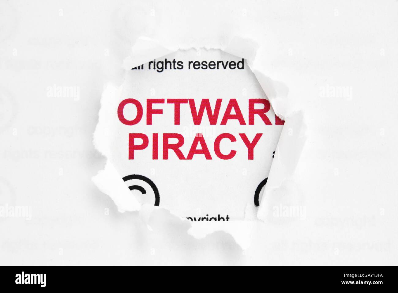 Web piracy concept Stock Photo - Alamy