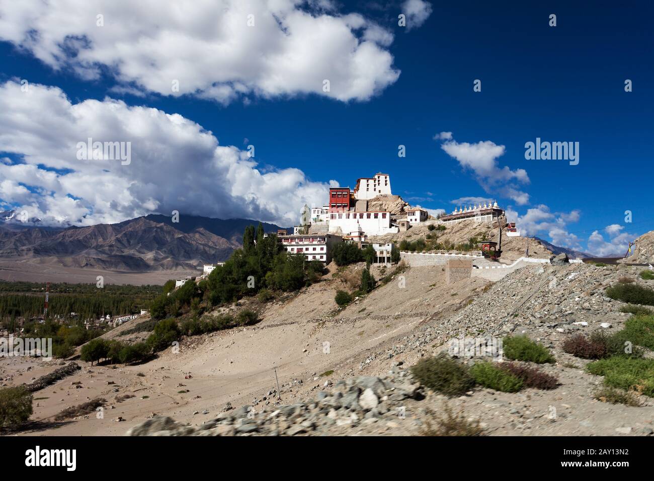 Monastery in Leh, India Stock Photo - Alamy