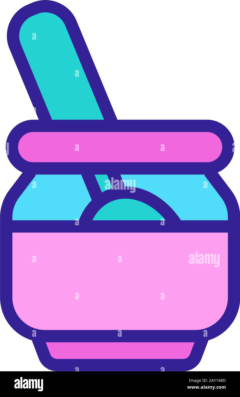Eating baby kitchen icon is a vector. Isolated contour symbol ...