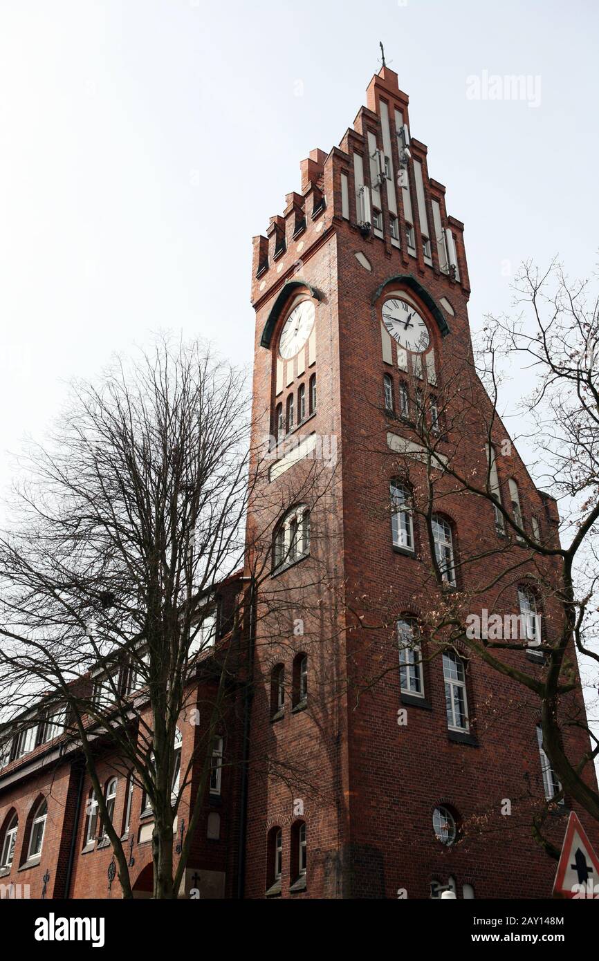 Old-timer truck in front of an industrial monument Stock Photo - Alamy