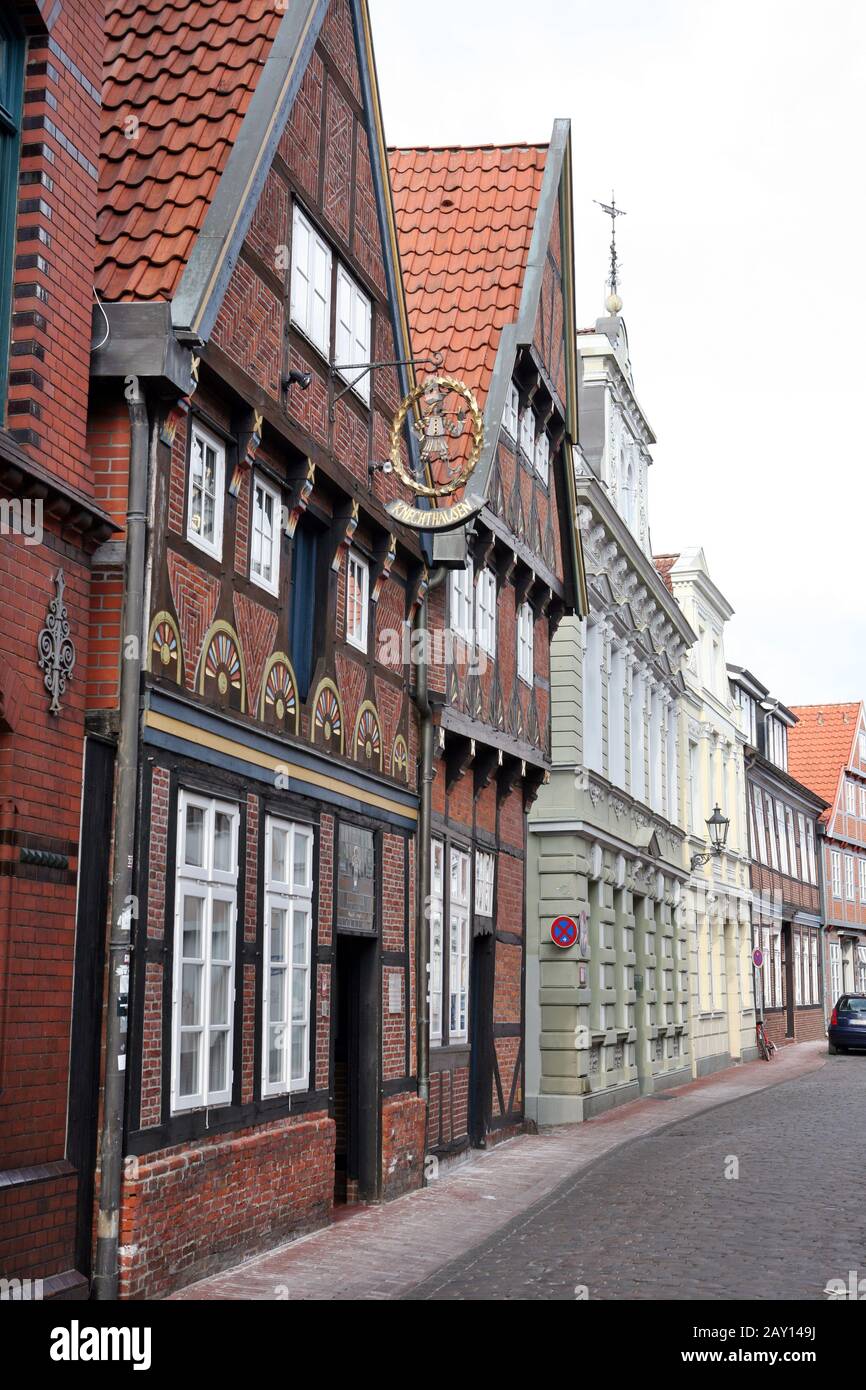 Historic District of Stade, North Germany Stock Photo - Alamy