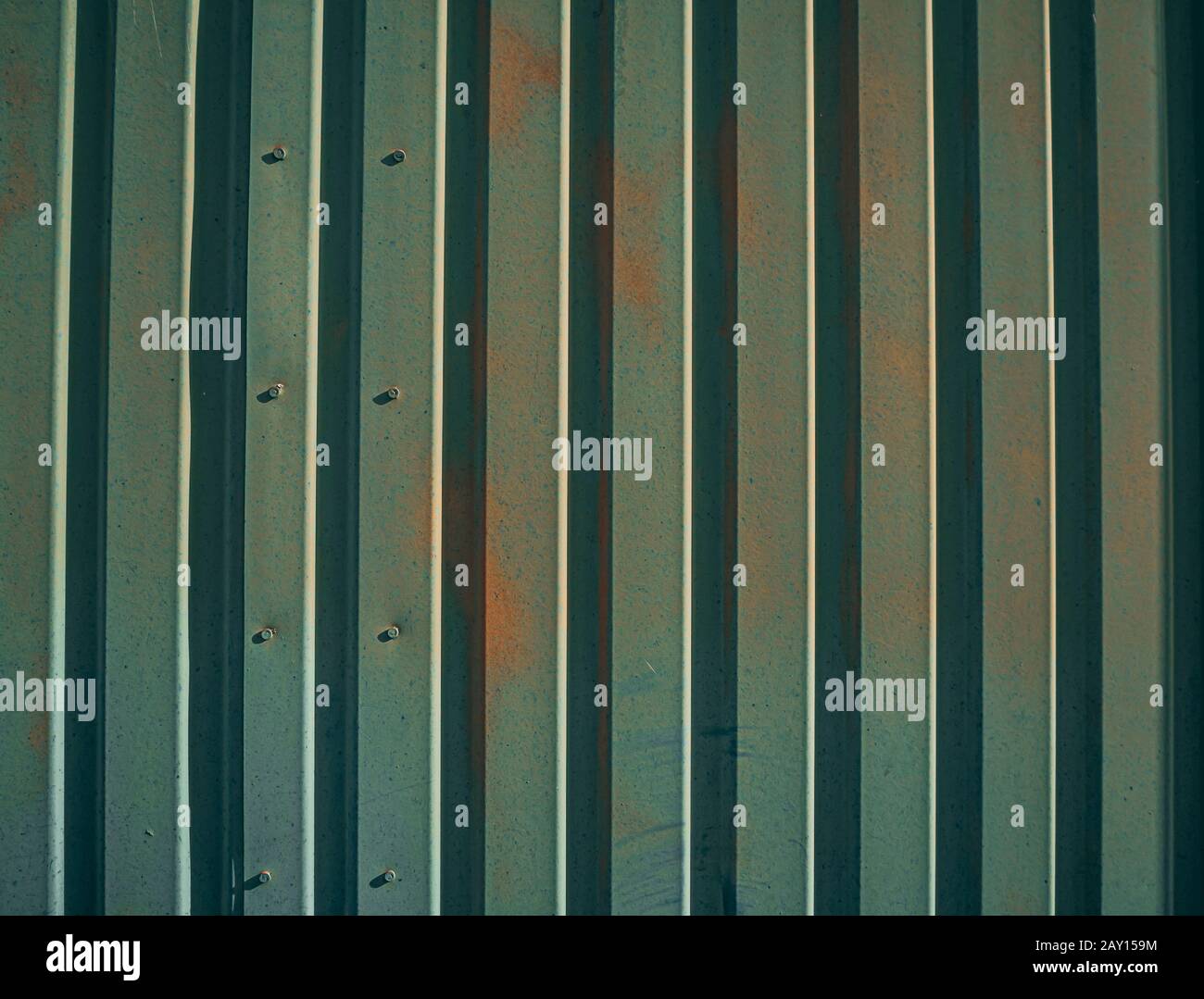 Background picture of an old metal wall panels Stock Photo - Alamy