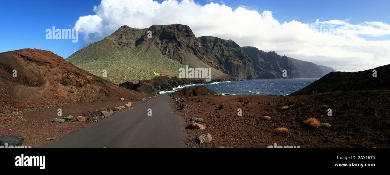 View from Punta de Teno to the Teno mountains Stock Photo - Alamy