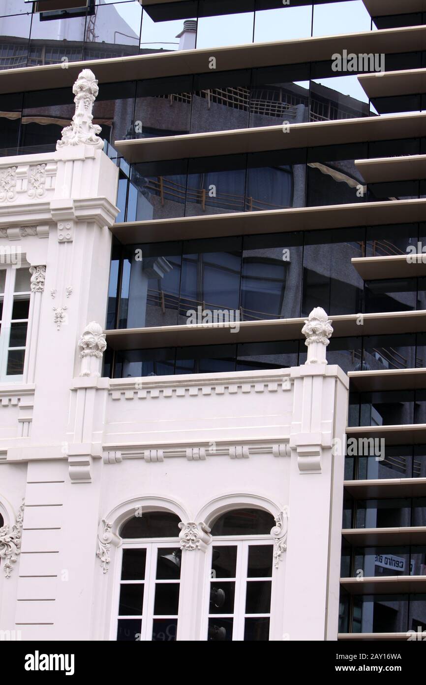 old and new architecture Stock Photo - Alamy