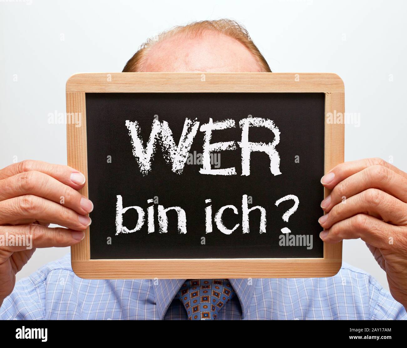WER bin ich Stock Photo - Alamy